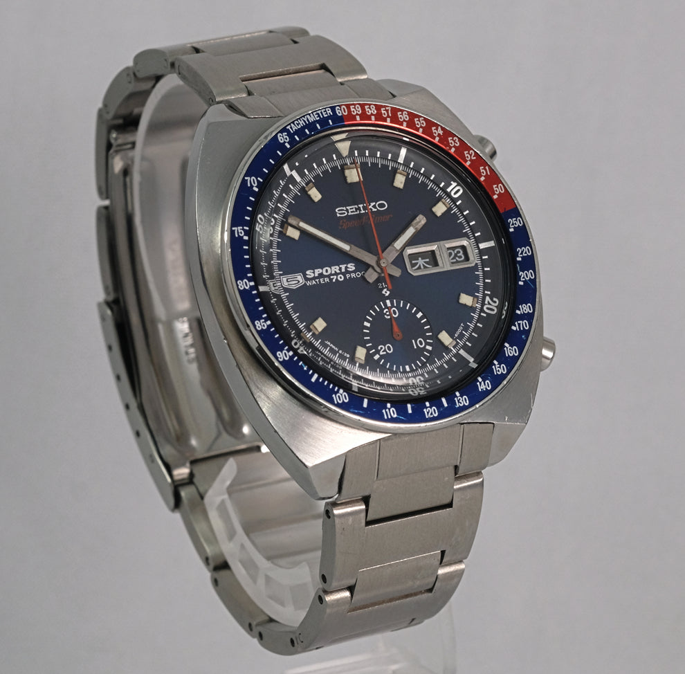 1969 Seiko 5 Sports SpeedTimer "Pepsi" 6139-6000 – TokeiMedic