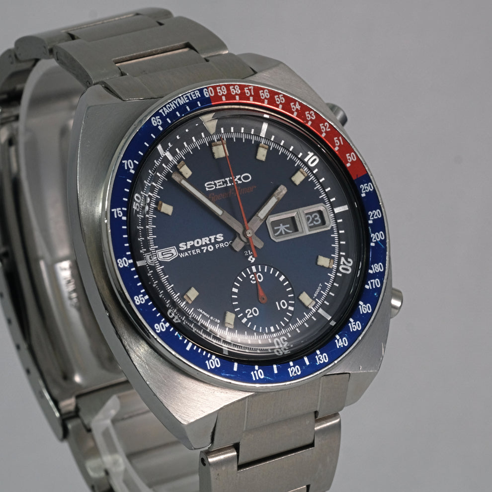 1969 Seiko 5 Sports SpeedTimer "Pepsi" 6139-6000 – TokeiMedic