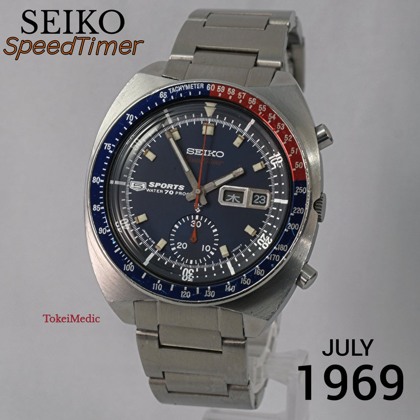 1969 Seiko 5 Sports SpeedTimer "Pepsi" 6139-6000 – TokeiMedic