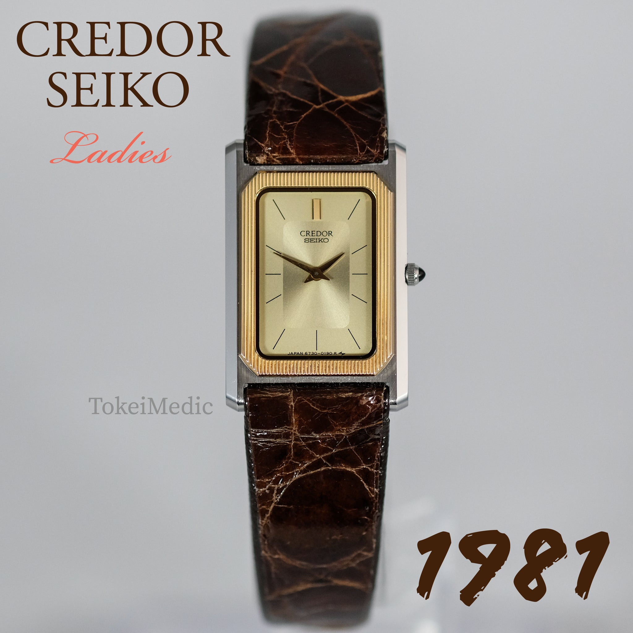 1981 Credor Seiko 6730-5100 ( ladies) – TokeiMedic