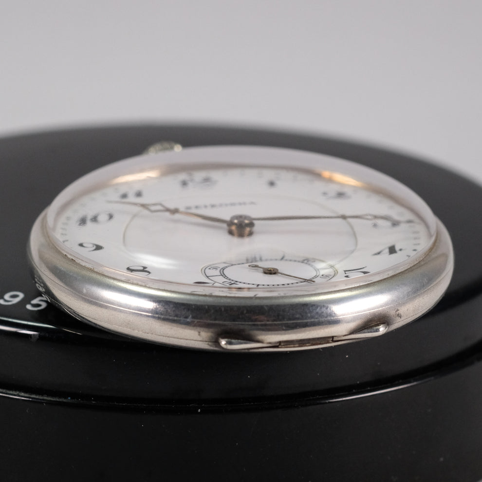 1940 Rare Seikosha "Nardin" gift from the Emperor pocket watch – TokeiMedic