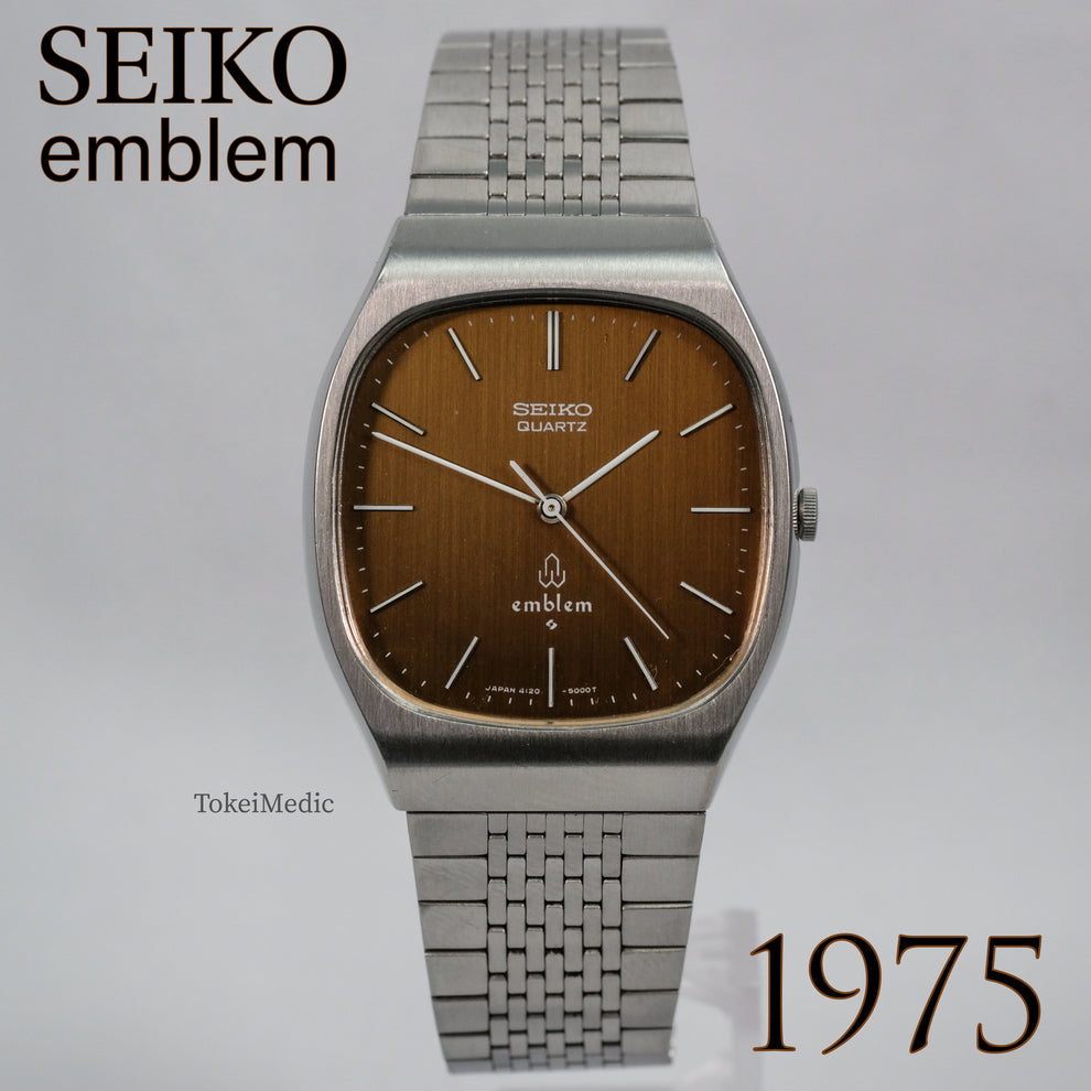 1975 Seiko Emblem Quartz 4120-5000 – TokeiMedic