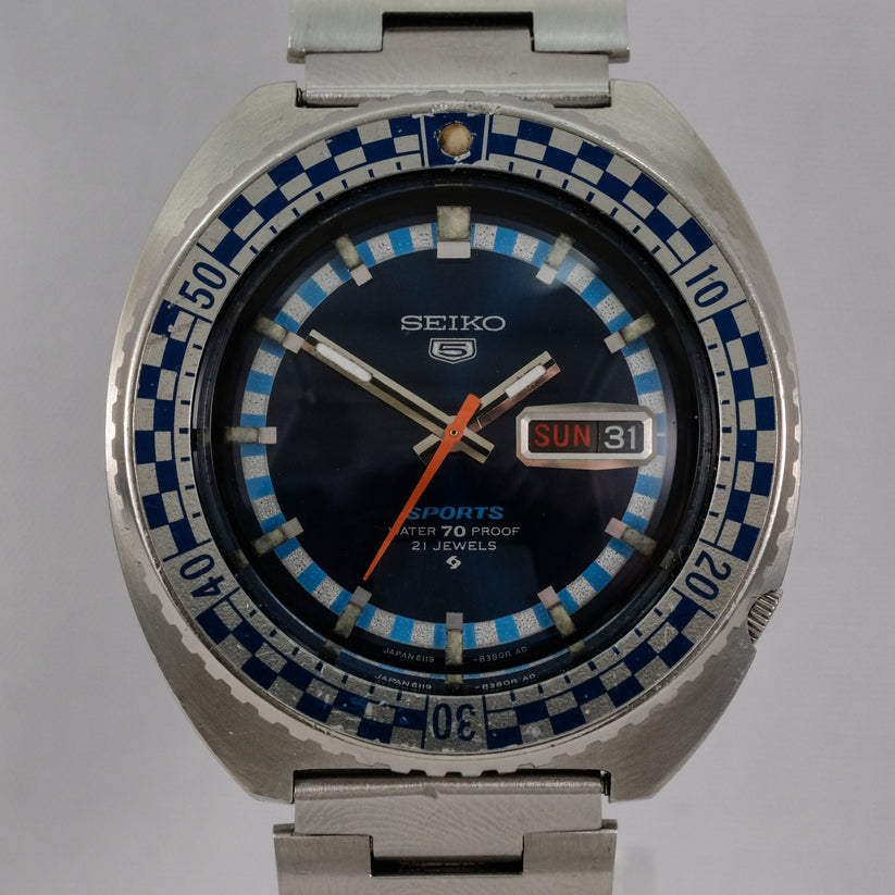 1969 Seiko 5 Sports Rally Diver 6119-8300 – TokeiMedic
