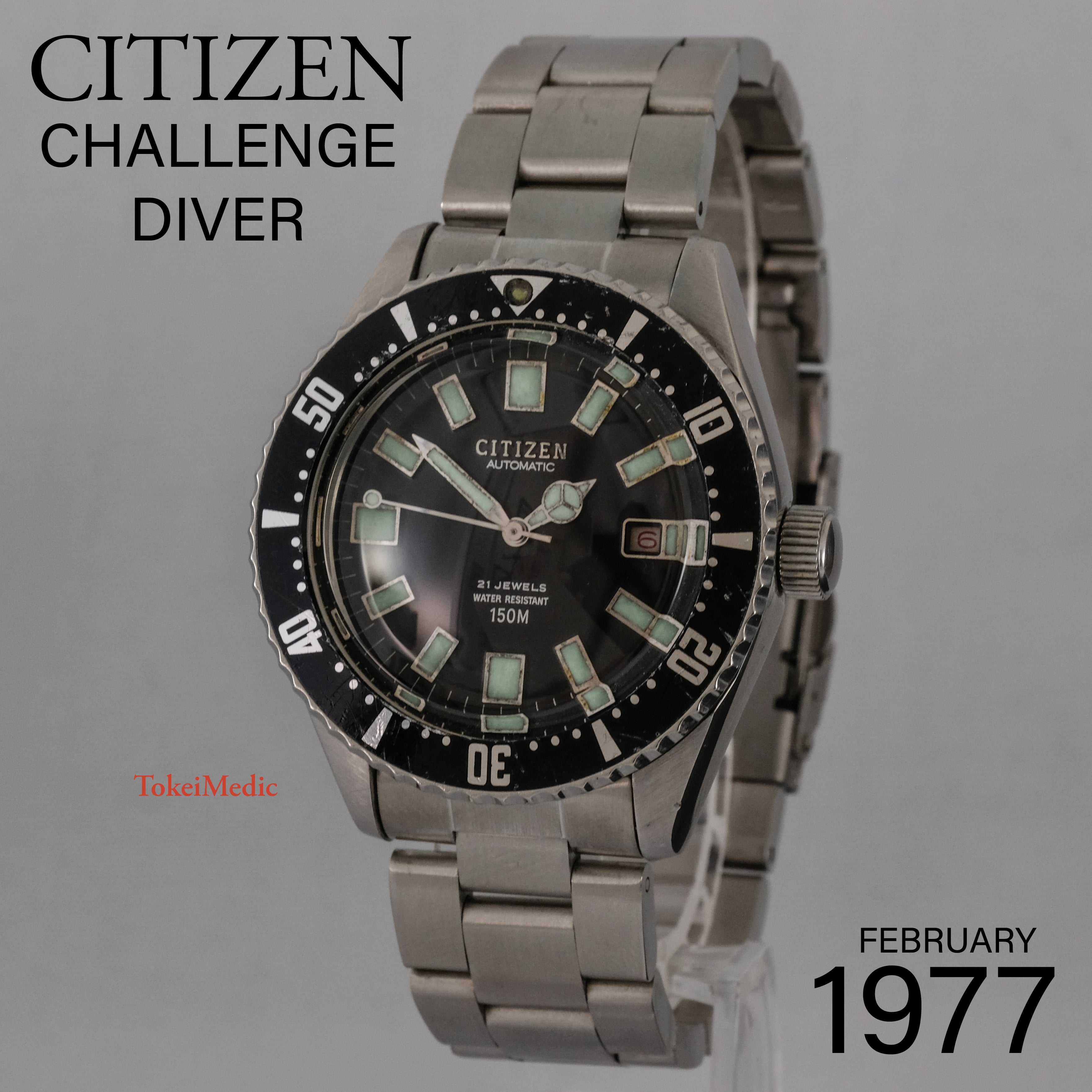 1977 Citizen Challenge Diver 52-0110, 4-820789 – TokeiMedic