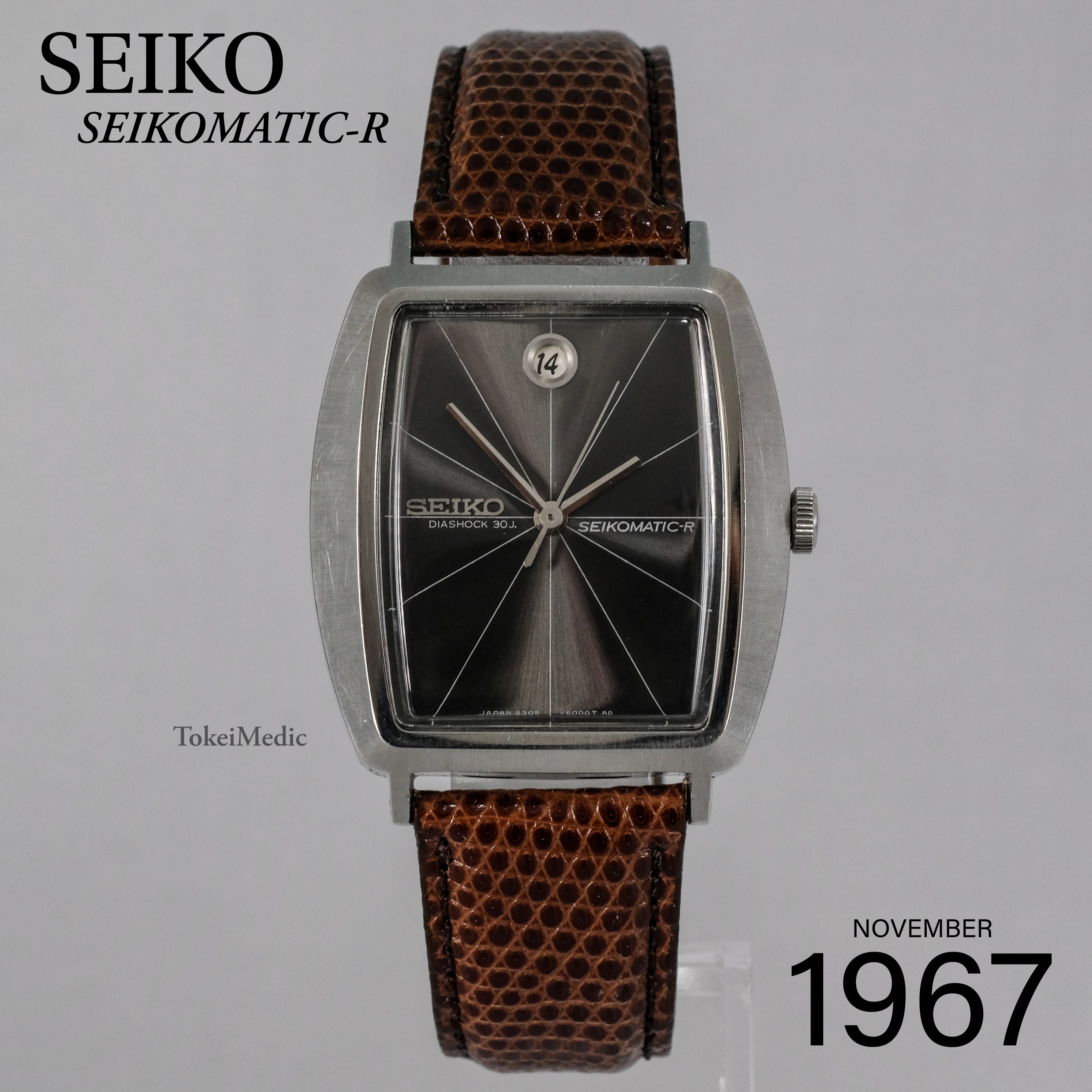 1967 Seiko Seikomatic-R 8305-5000 – TokeiMedic