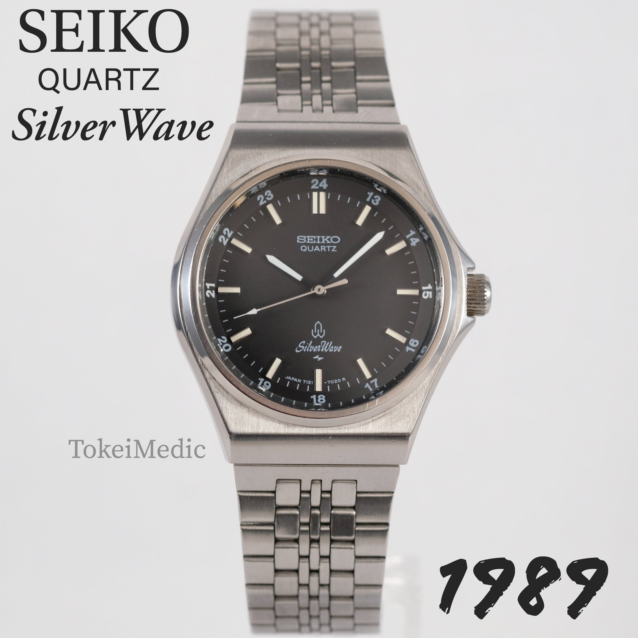 1989 Seiko Quartz SilverWave 7121-7020 – TokeiMedic